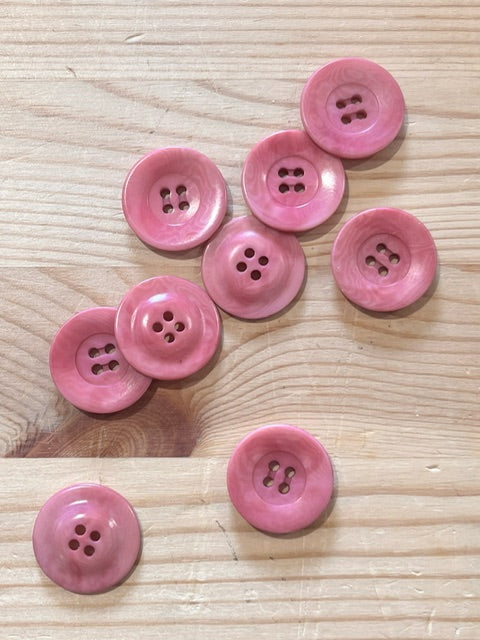02-2554 End of Line Vintage Pink Corozo Button - 36L – Button-Company