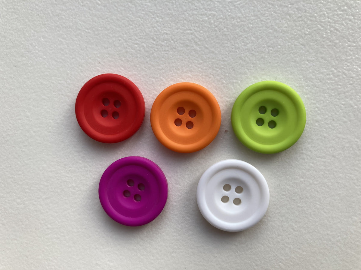 07-4734 Ring Edge Button - 32L - Fuchsia – Button-Company