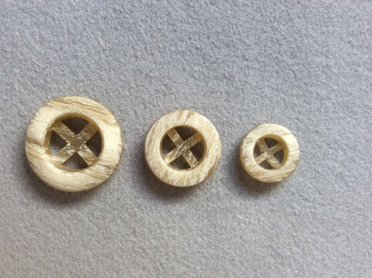 14-04054 Cream Jacket Button - 36L – Button-Company