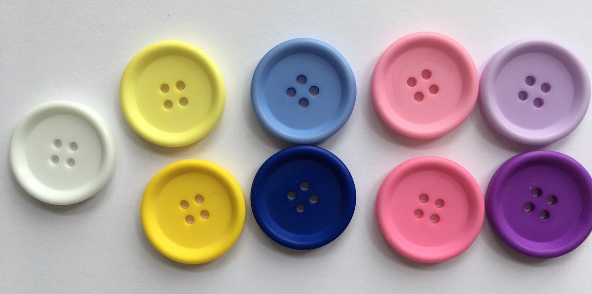 07-8426 Ring Edge Button - 40L - Lilac – Button-Company