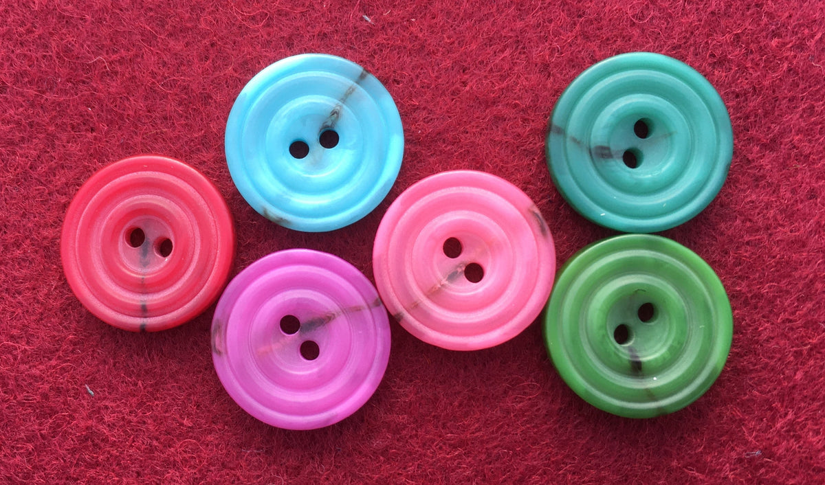 08-M230 Horn Effect Button - 24L - Teal – Button-Company