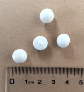 14-04005 White Ball Shank Button - 16L x 10 – Button-Company